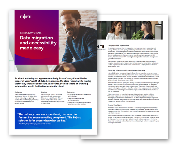 Customer Stories Essex County Council Fujitsu United Kingdom